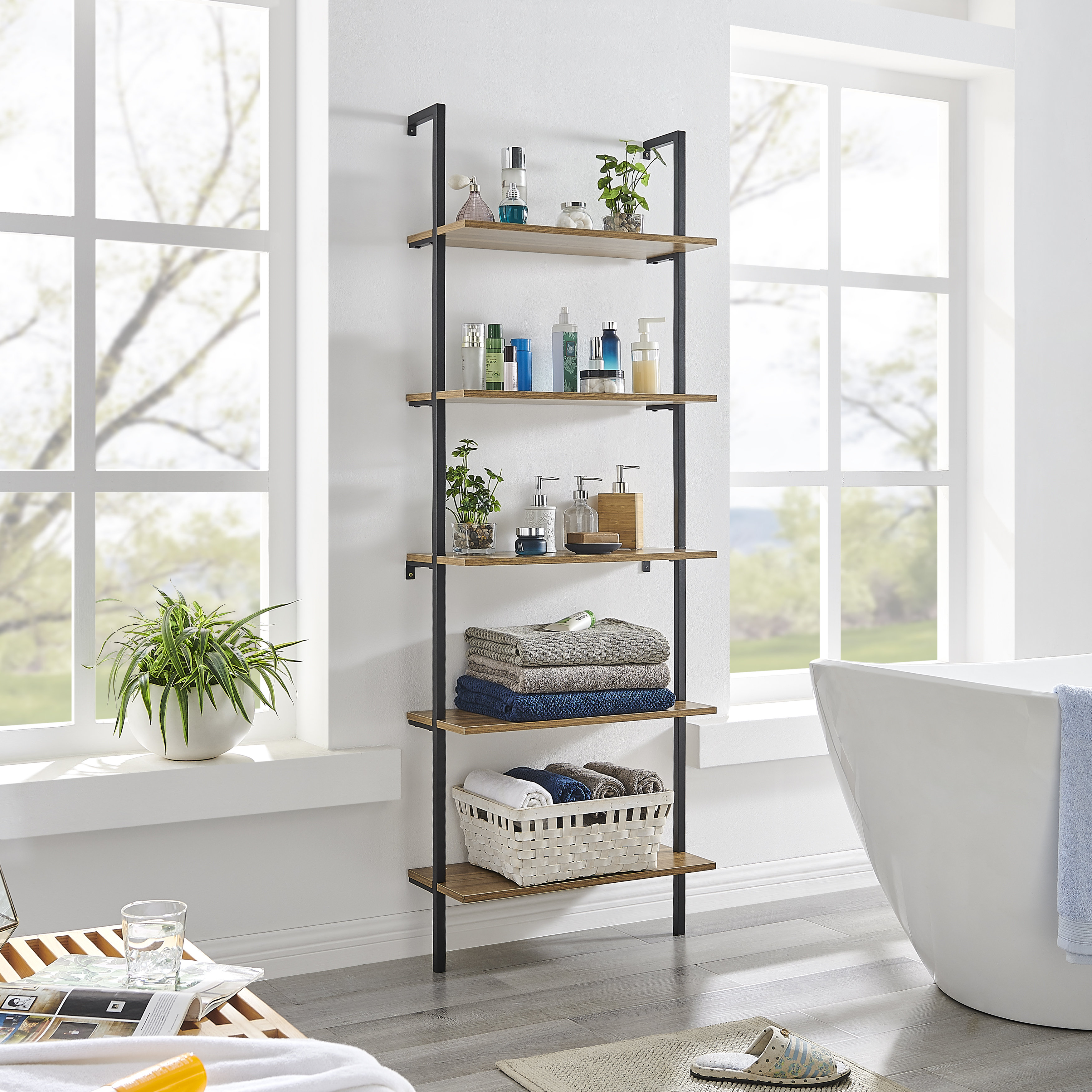 Wade Logan Barbarese 5 Piece Tiered Shelf & Reviews - Wayfair Canada
