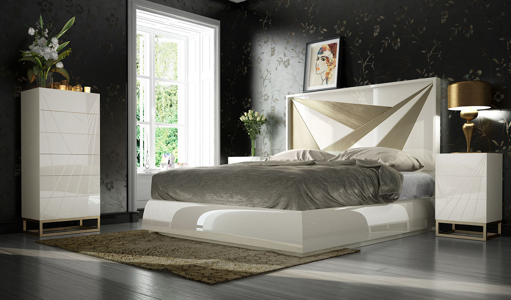 Everly Quinn Burcott Solid Wood Standard 3 Piece Bedroom Set | Wayfair