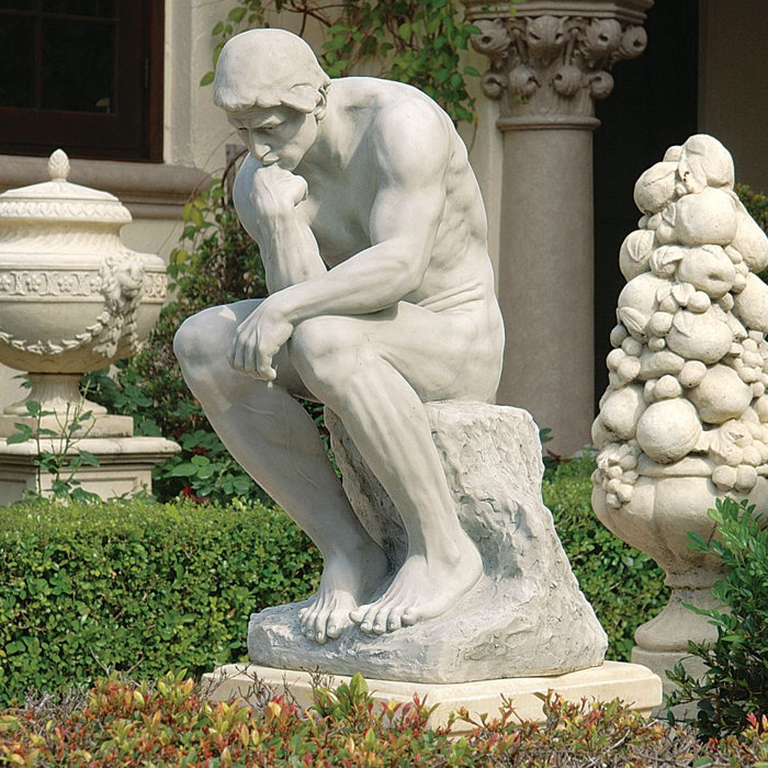 Design Toscano The Thinker Garden Statue & Reviews | Wayfair