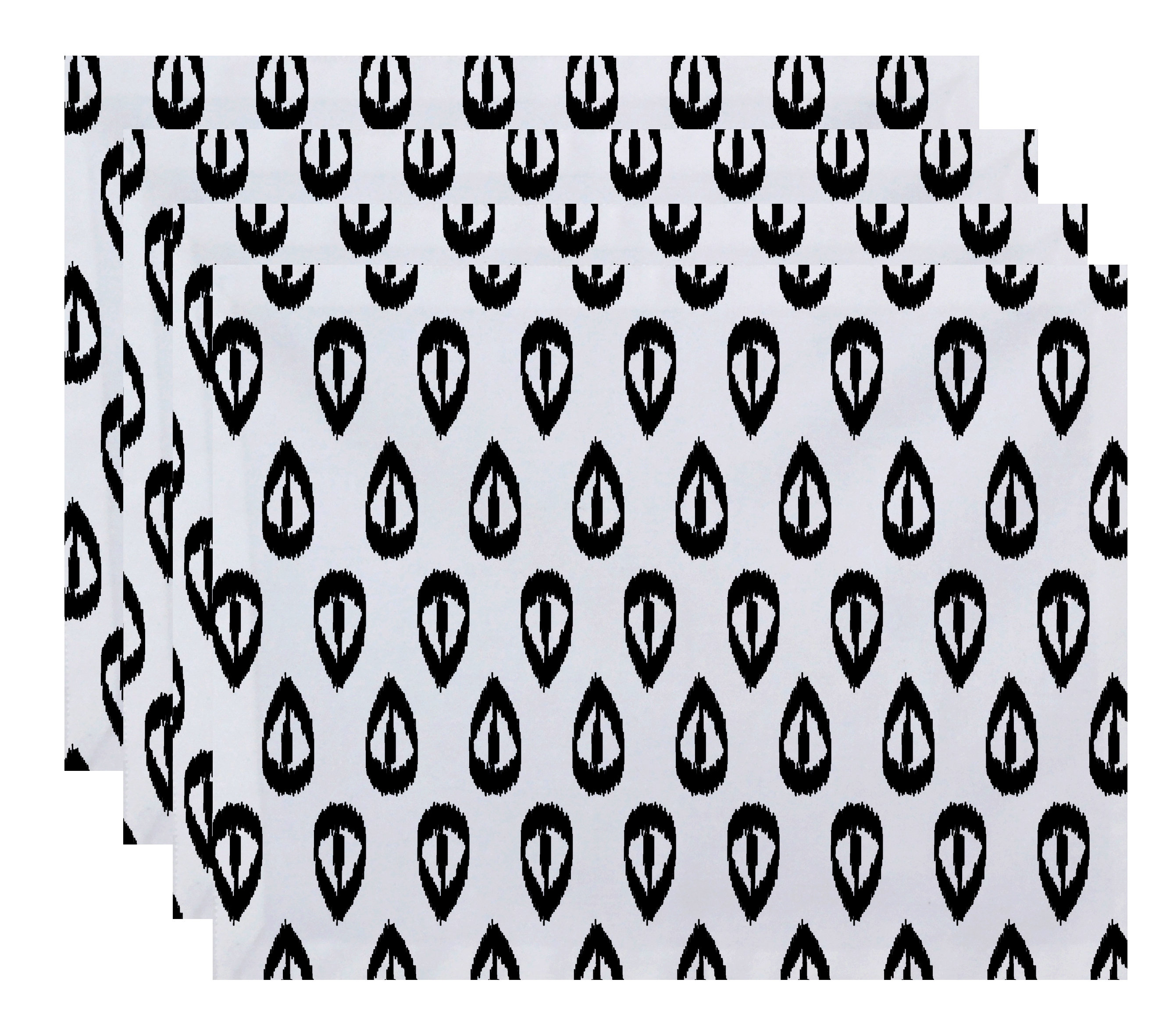 Langley Street Melchior Ikat Tears 4 Piece Placemat Set - Wayfair Canada