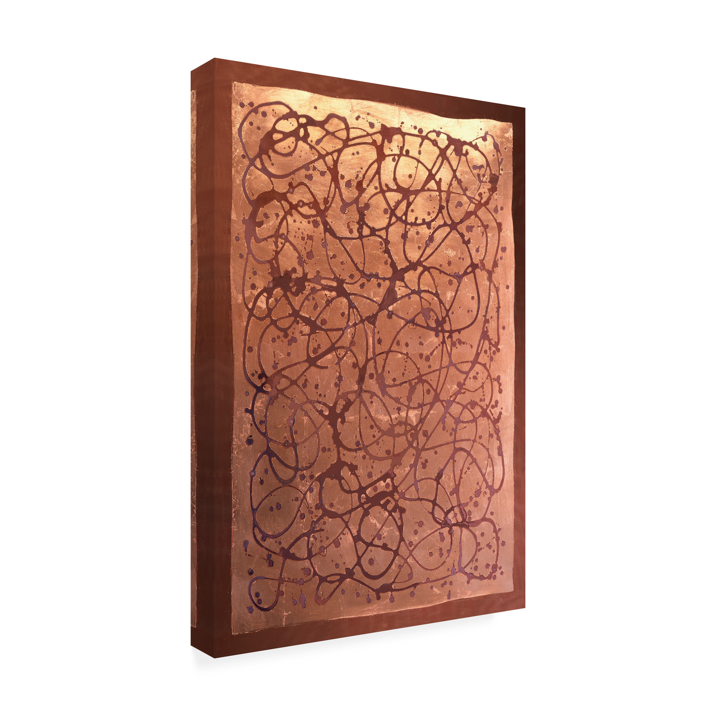 Wrought Studio™ Vanna Lam Graffiti In Copper I Canvas Art | Wayfair