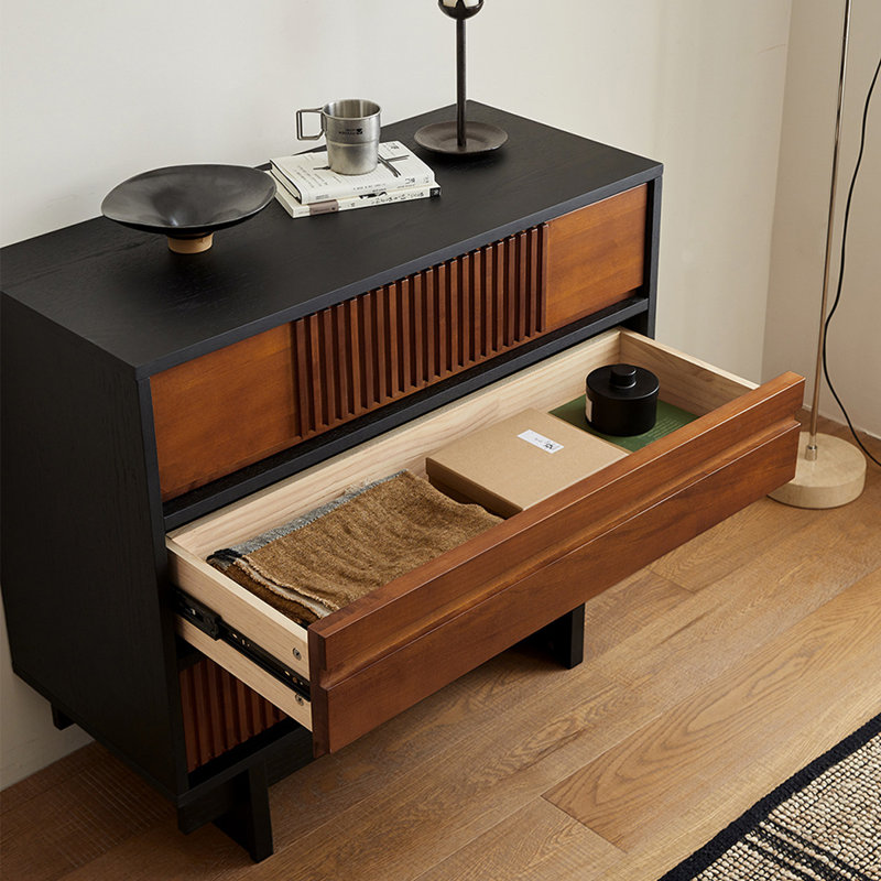 SUPROT Solid Wood 3 - Drawer Accent Chest | Wayfair