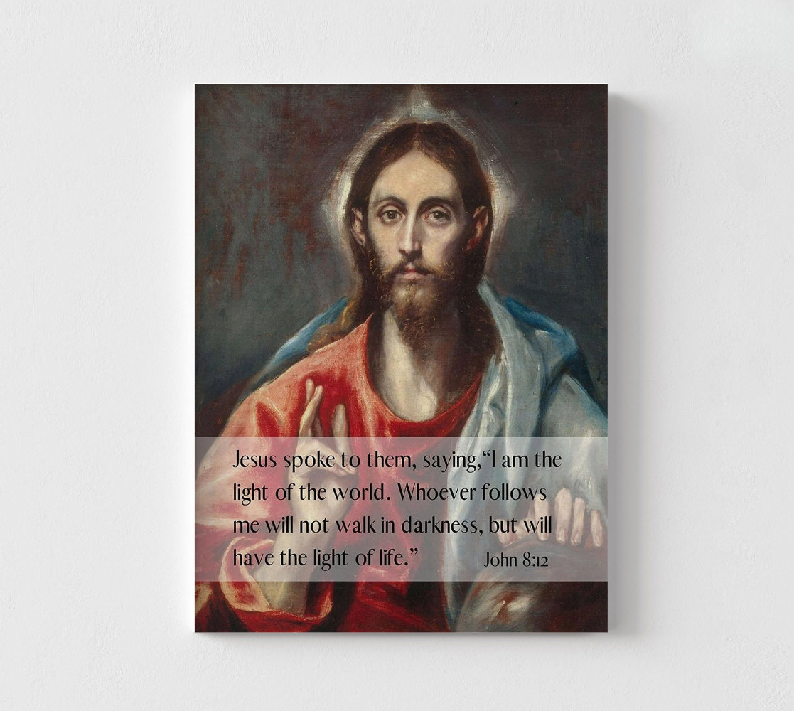 WeFrameArt Christ Blessing the Savior of the World by El Greco, Framed ...