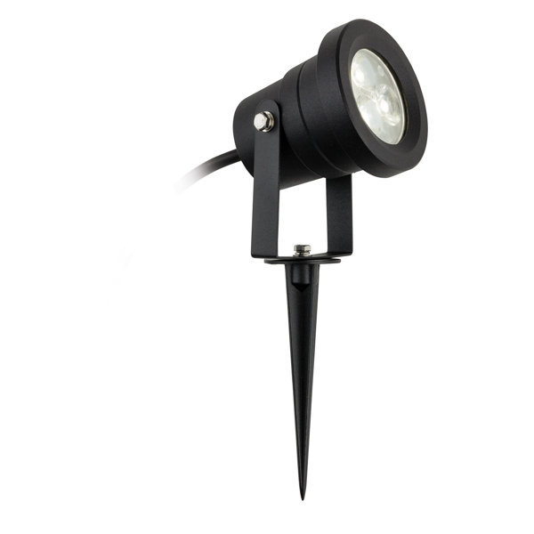 Firstlight Black Integrated LED Metal Spot Light | Wayfair.co.uk