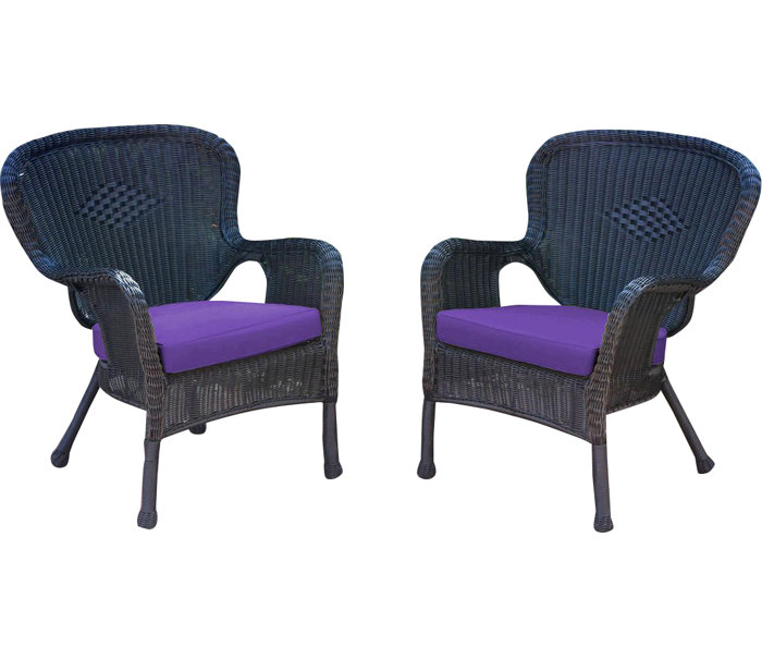 Bay Isle Home Batchelder Patio Chair with Cushions & Reviews | Wayfair