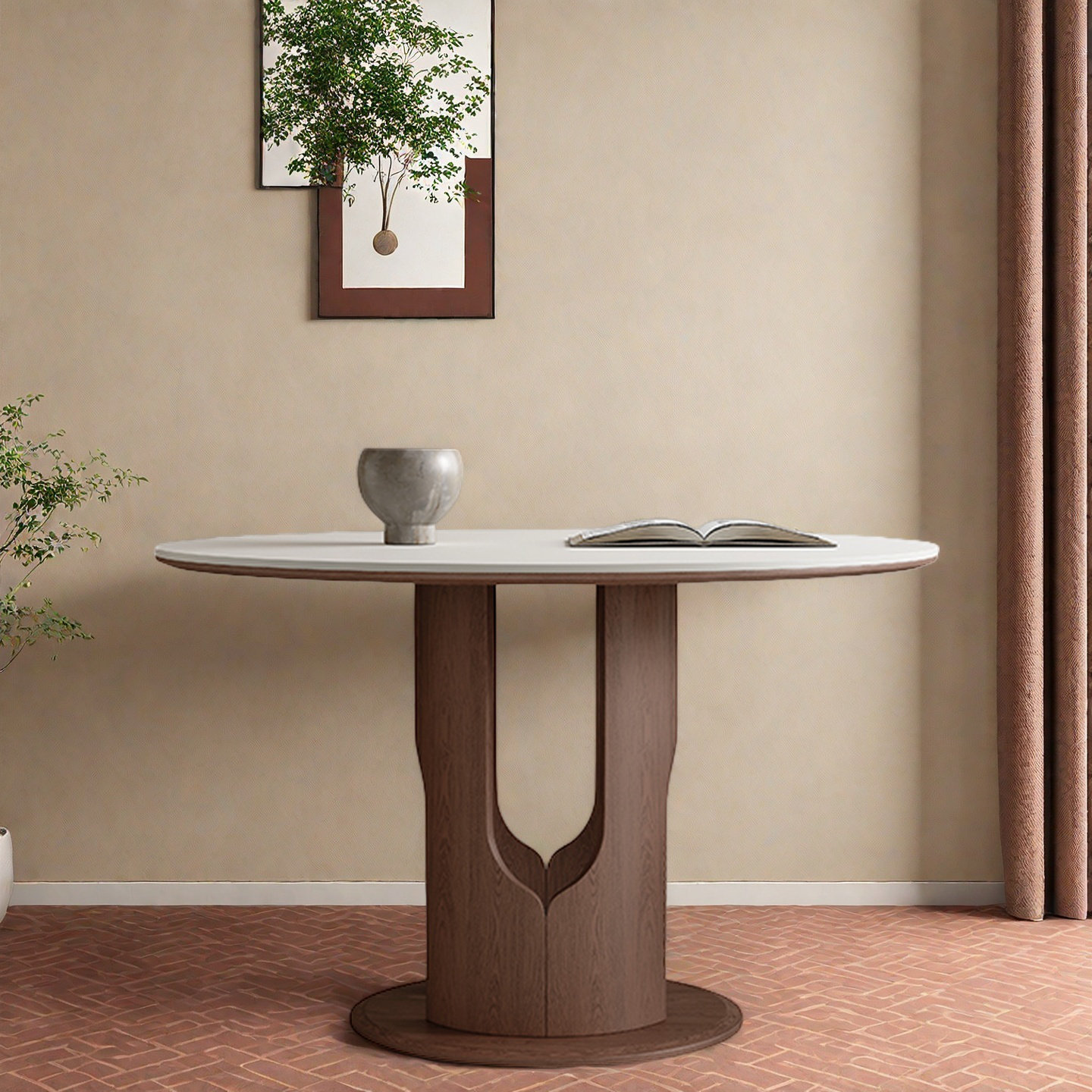 Orren Ellis Simple Round Table for a Cozy Dining Experience. - Wayfair ...