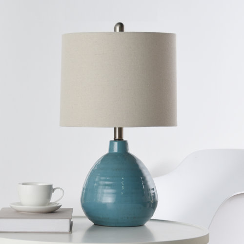 Blue Ceramic Table Lamps You'll Love | Wayfair