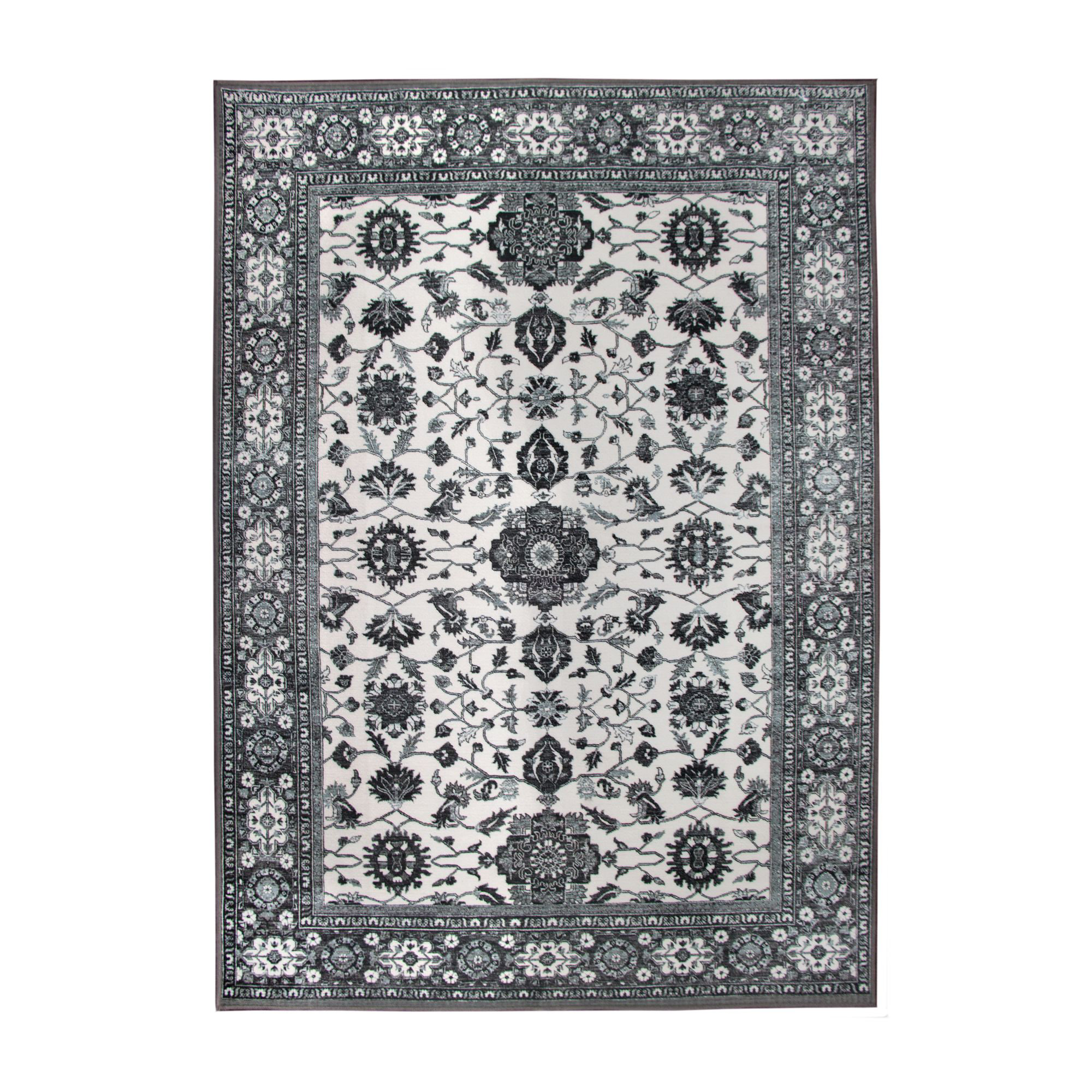 My Magic Carpet Machine Washable Accent Rug Ramage Grey 3X5 | Wayfair