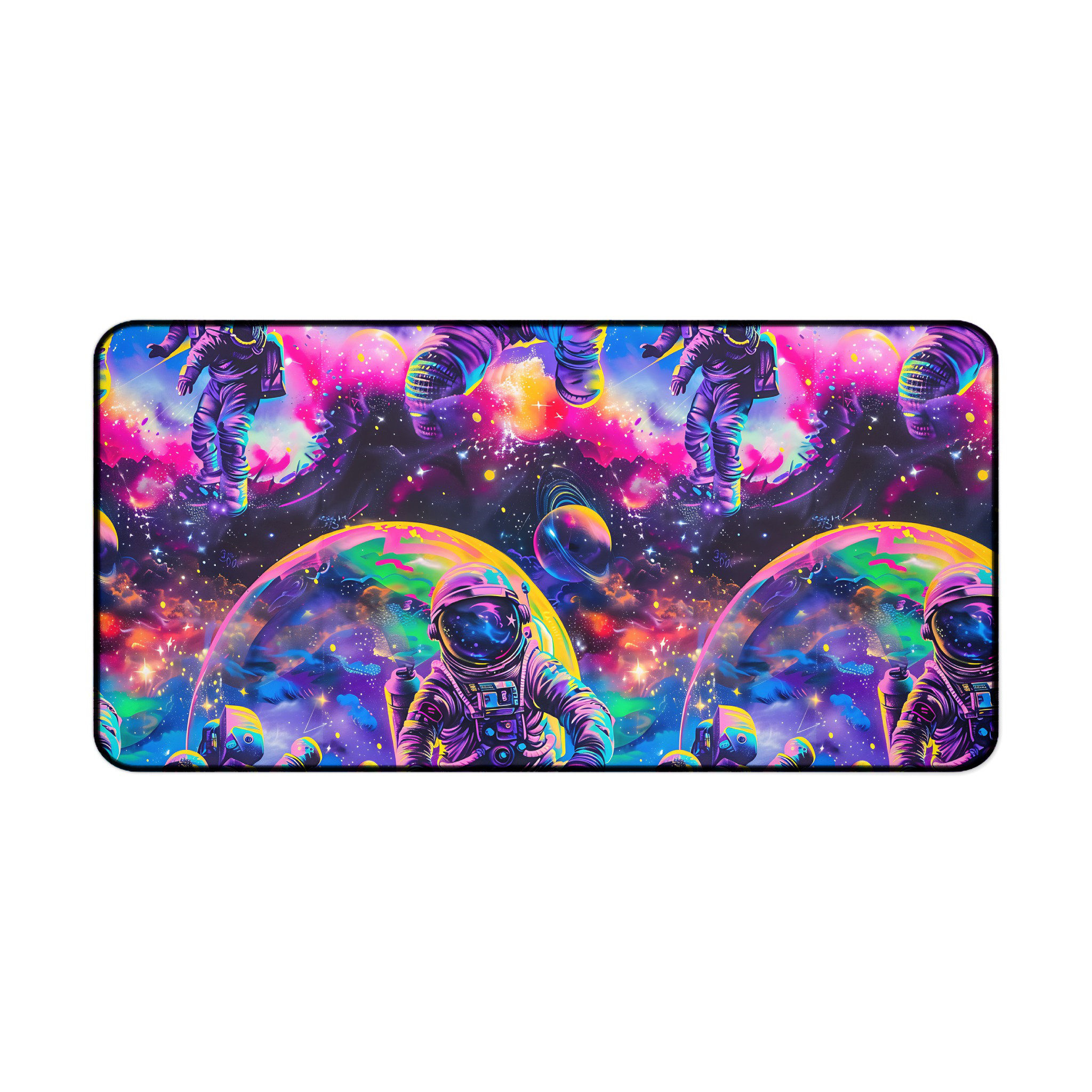 East Urban Home Astronaut Mouse Mat, Space Theme Desk Mat, Colorful ...