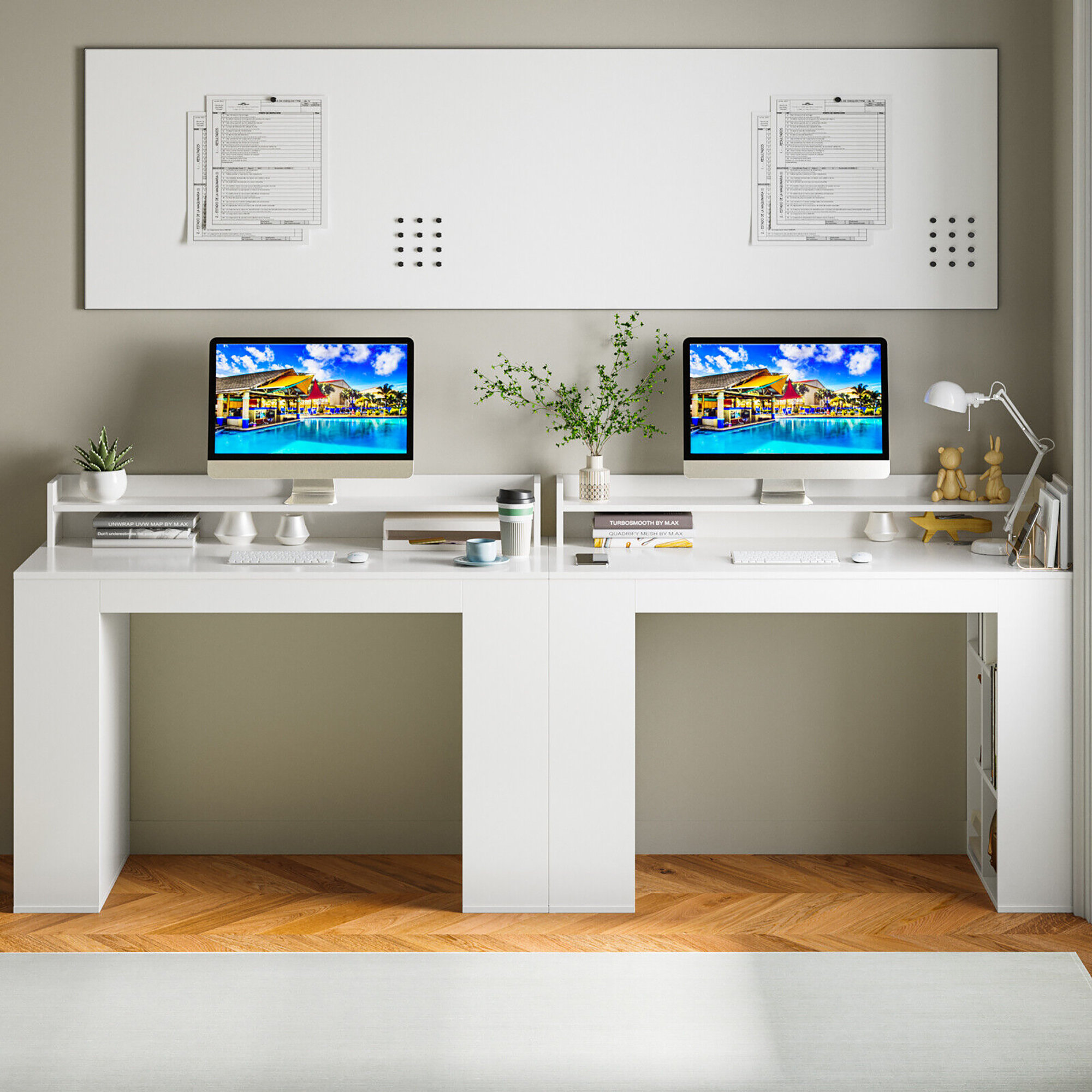 Latitude Run® Hugheson 48'' W Rectangle Computer Desk | Wayfair