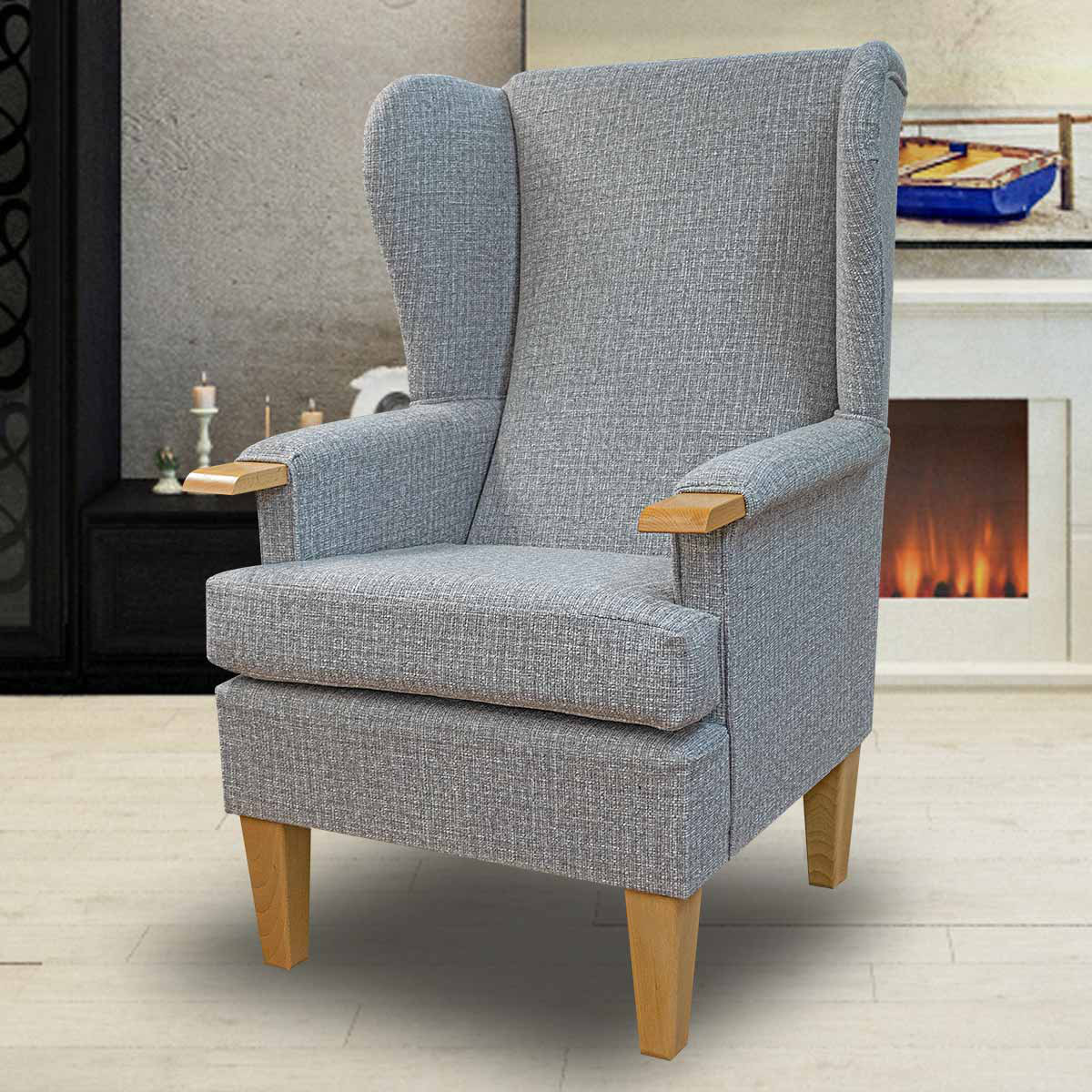 Beaumont 71cm Wide Tufted Wingback Chair | Wayfair.co.uk