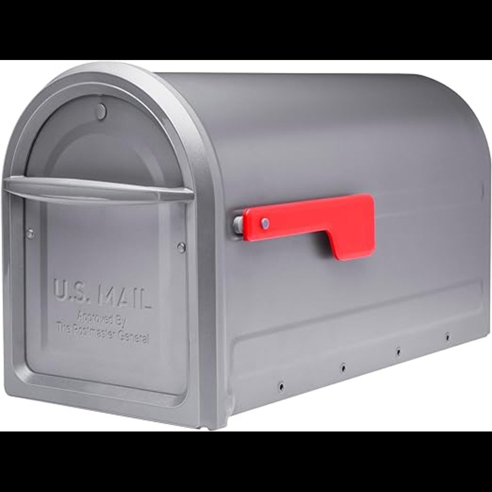 Invenitiah Architectural Mailboxes Mapleton Galvanized Steel Post Mount ...