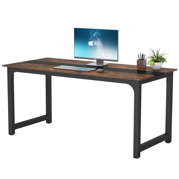 17 Stories Reinbeck Metal Base Computer Desk | Wayfair