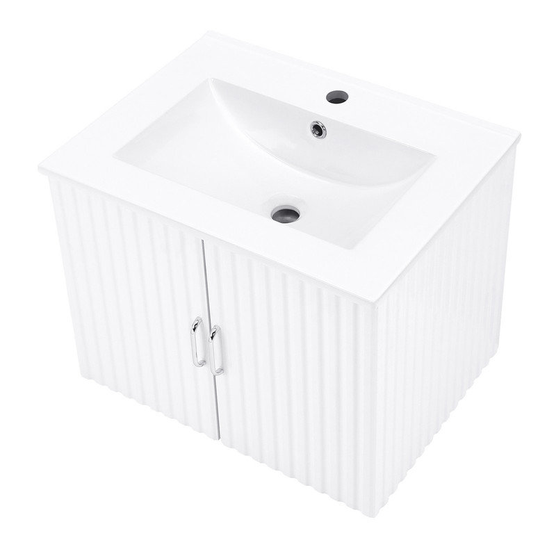Ebern Designs Navleen 24 Single Bathroom Vanity With Manufactured