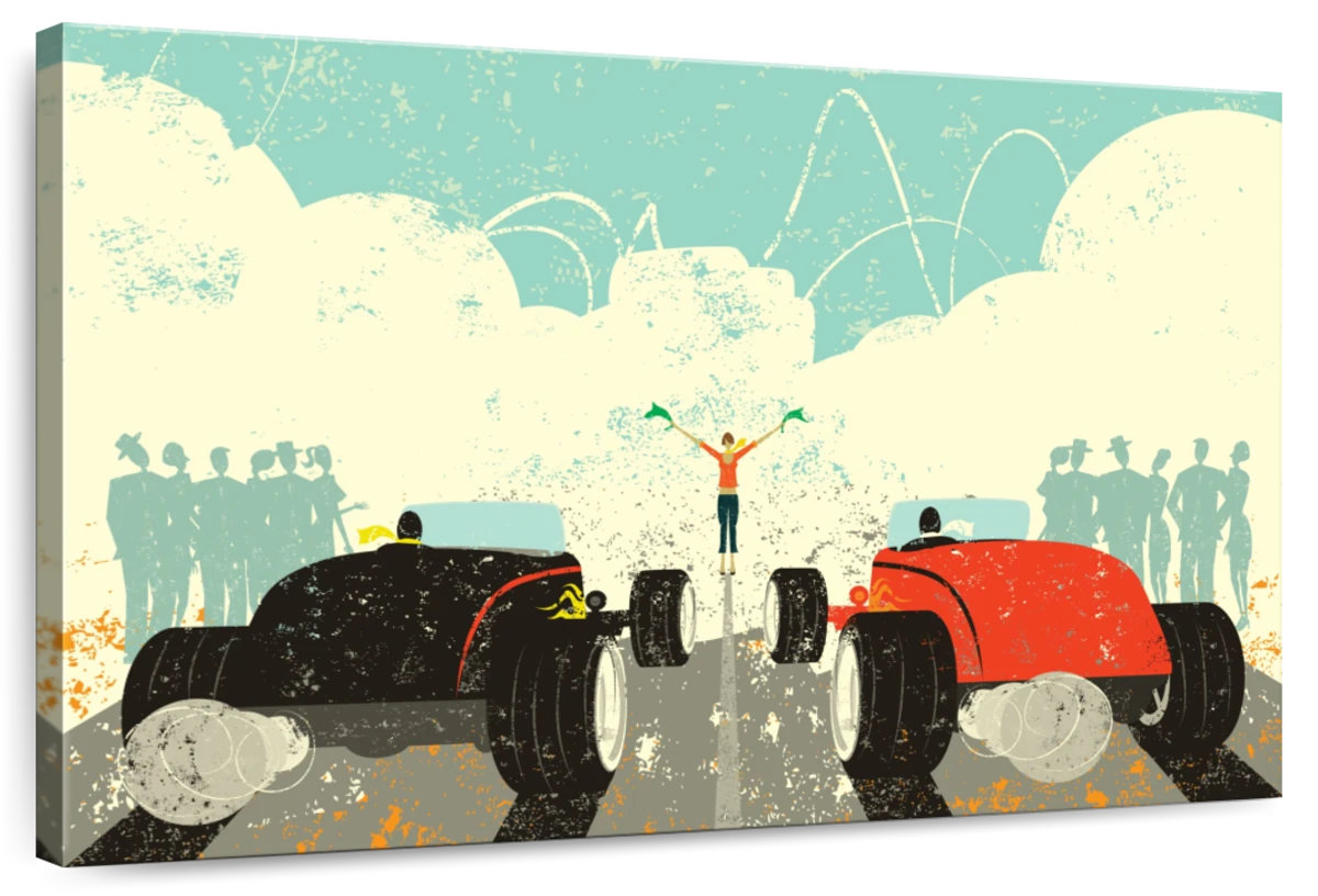 Ebern Designs Ready Set Drag Race | Wayfair