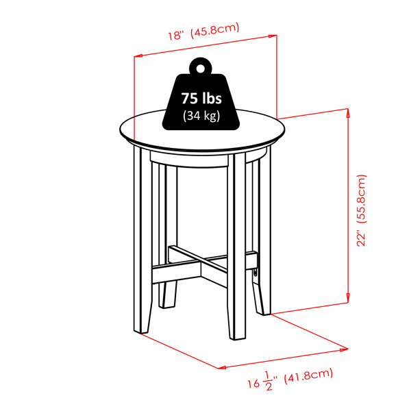 Three Posts™ Aislin Solid Wood End Table & Reviews | Wayfair