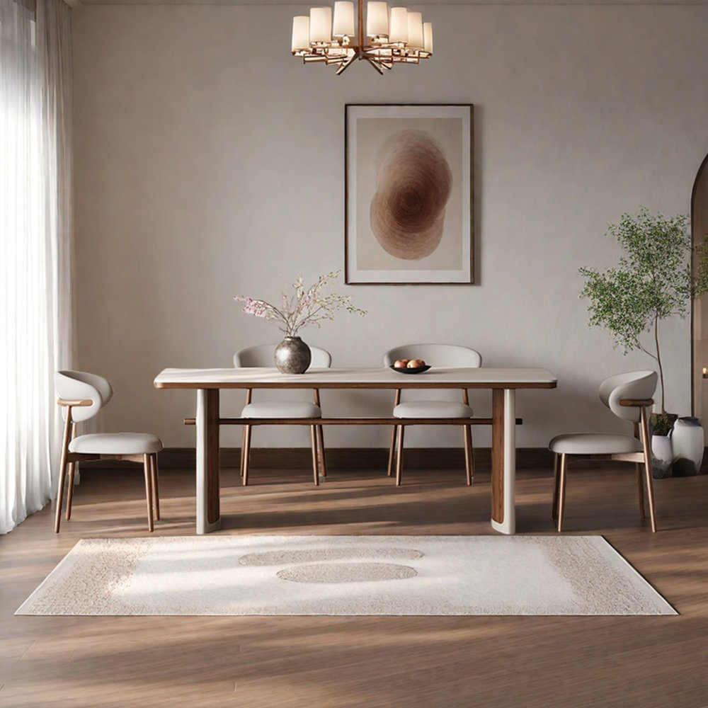 Elamer European modern simple dining table set | Wayfair