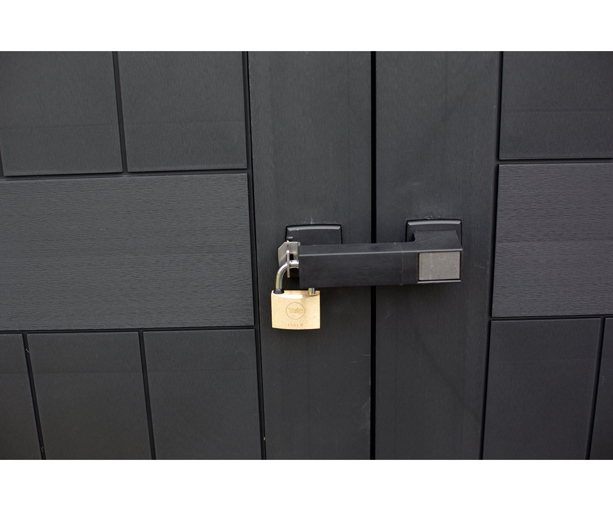 Keter Oakland 7.5x9 ft. Durable Resin Outdoor Storage Shed With Floor ...