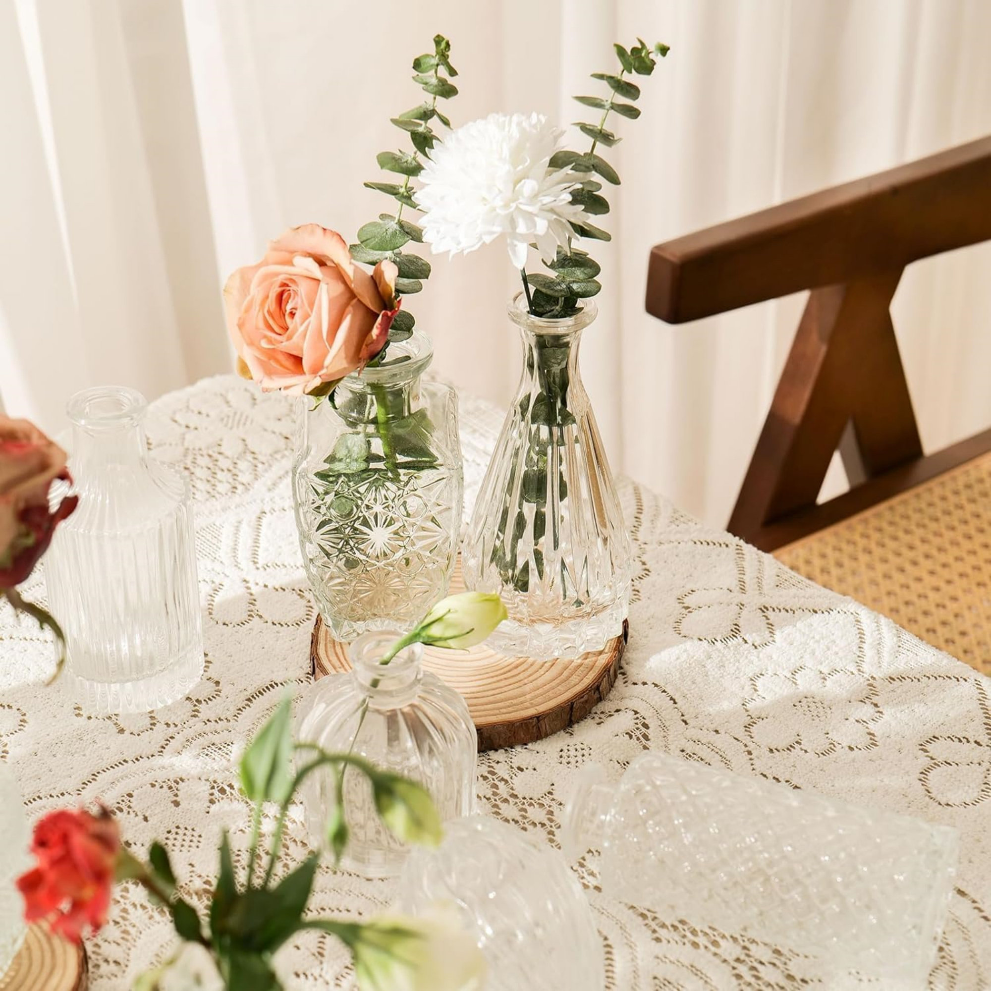 The Party Aisle™ Set Of 10 Mini Bud Vases As Wedding Centerpieces For ...