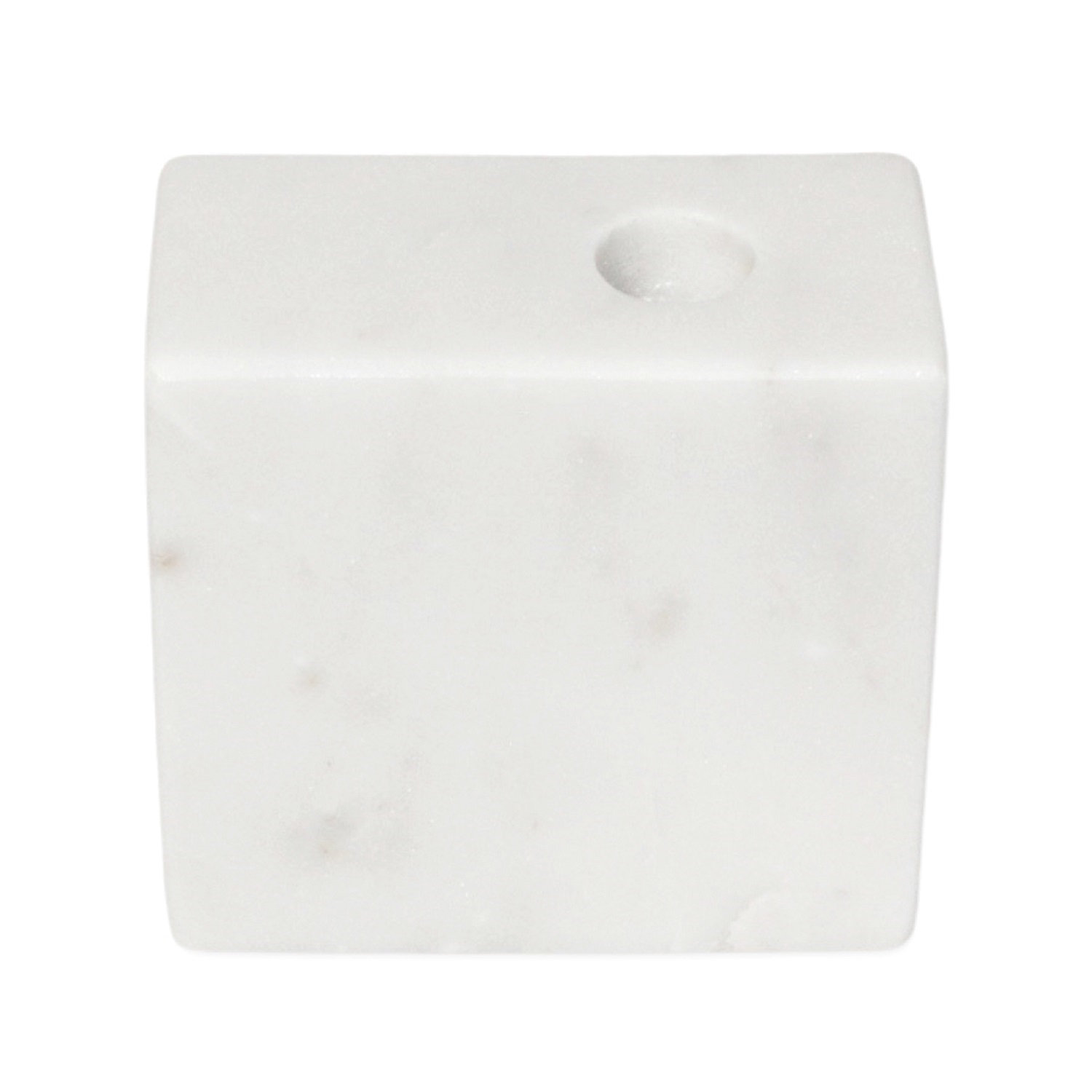AllModern White Stone Taper Candle Holder | Wayfair