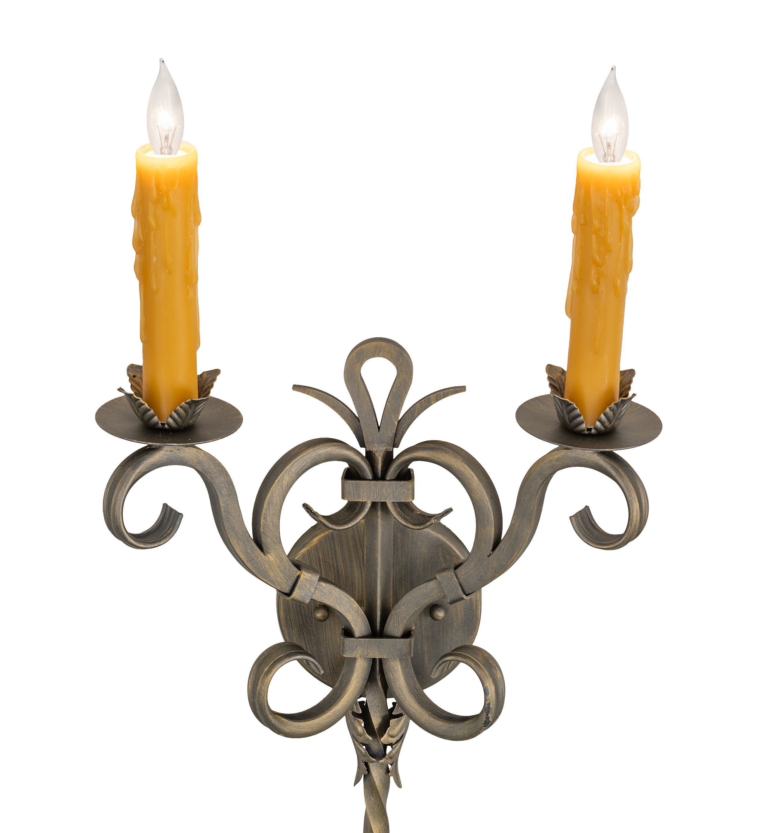 Meyda Lighting Palmira 2 - Light 60-Watt Candle Wall Light | Perigold