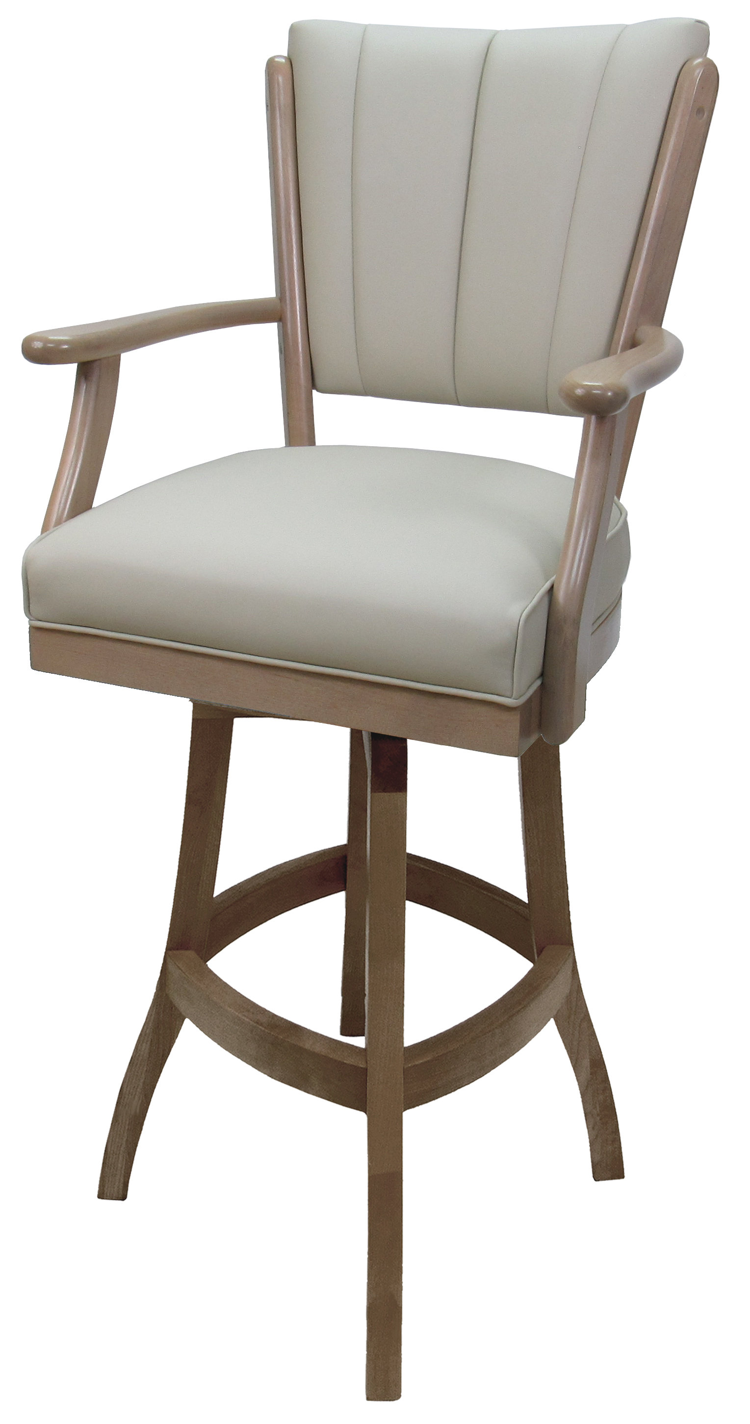 Red Barrel Studio® Swivel Wood Extra Tall Bar Stool 34" Seat | Wayfair