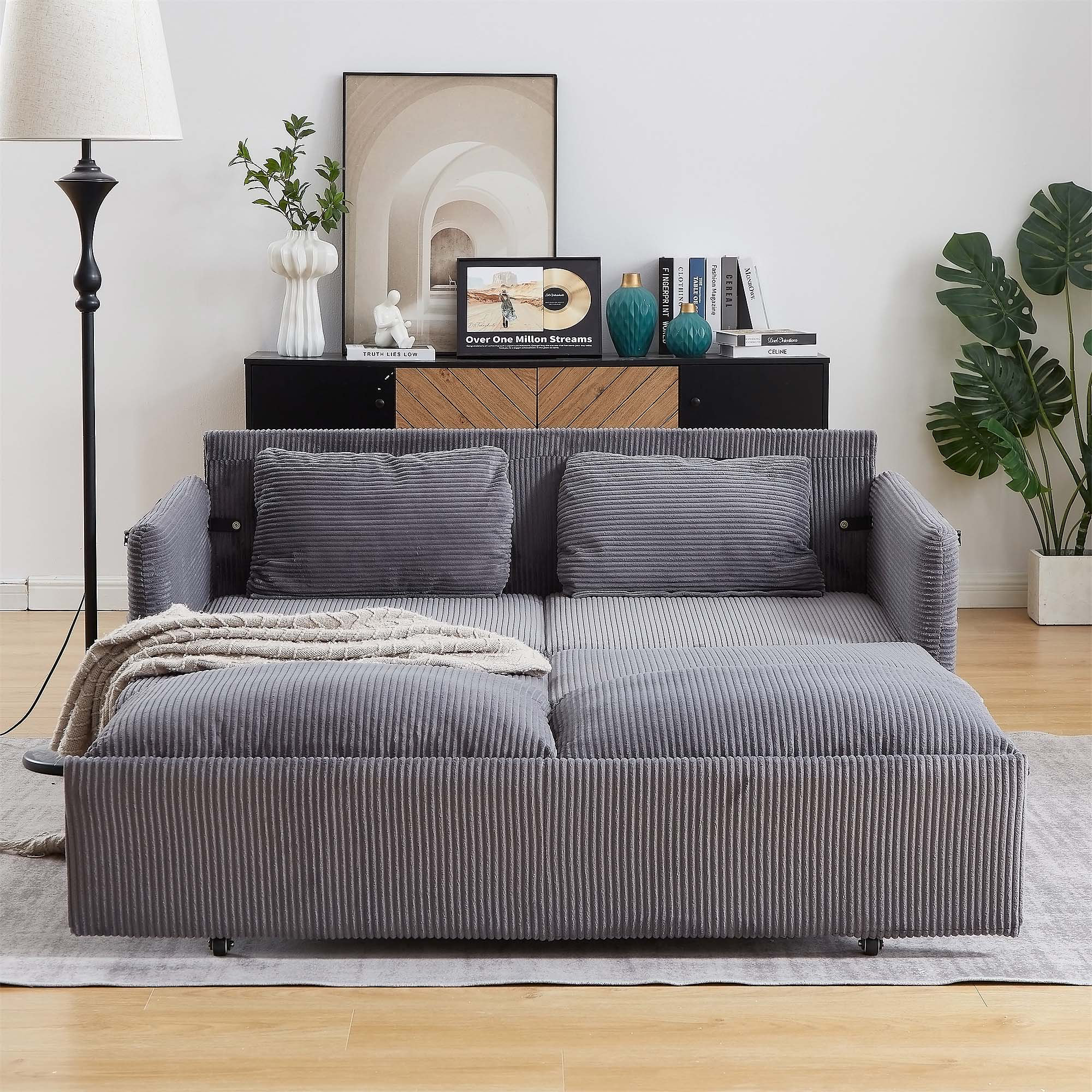 Latitude Run® Versatile Convertible Sleeper Sofa Bed for Various Spaces and Comforts | Wayfair