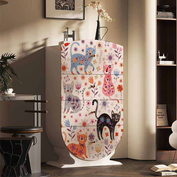 interanest French style creative drawer wood accent chest | Wayfair