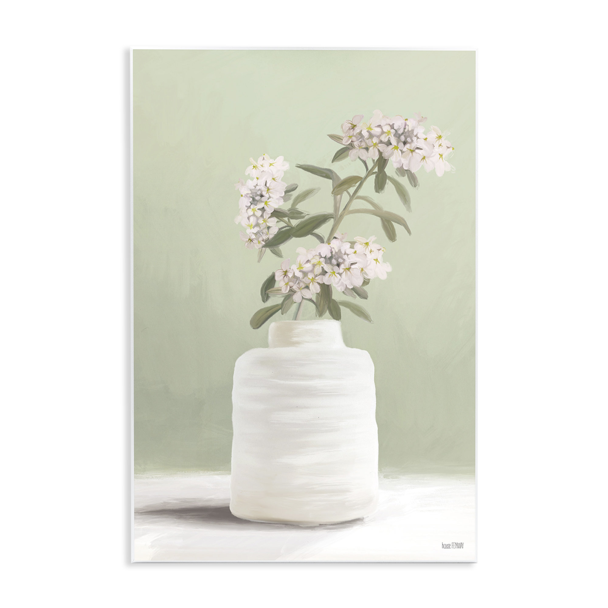 Stupell Industries Simple Herb Vase Wall Plaque Art by House Fenway ...