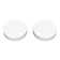 Nuie Matt White Toilet Seat Cover Caps | Wayfair.co.uk