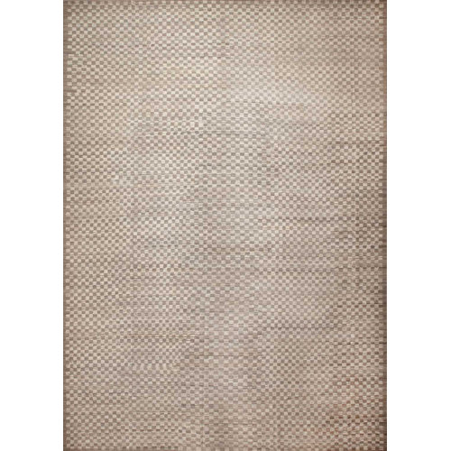 Nazmiyal Collection One-of-a-Kind Neutral Large Cream/Brown Tribal ...