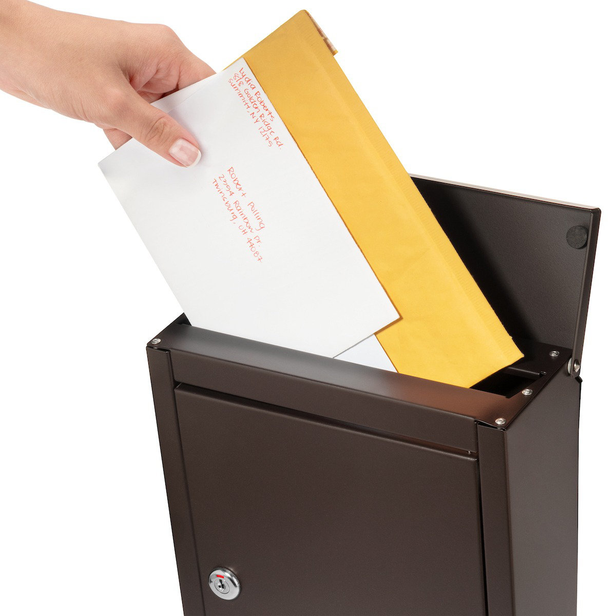 Architectural Mailboxes Boîte aux lettres murale verrouillable Chelsea ...