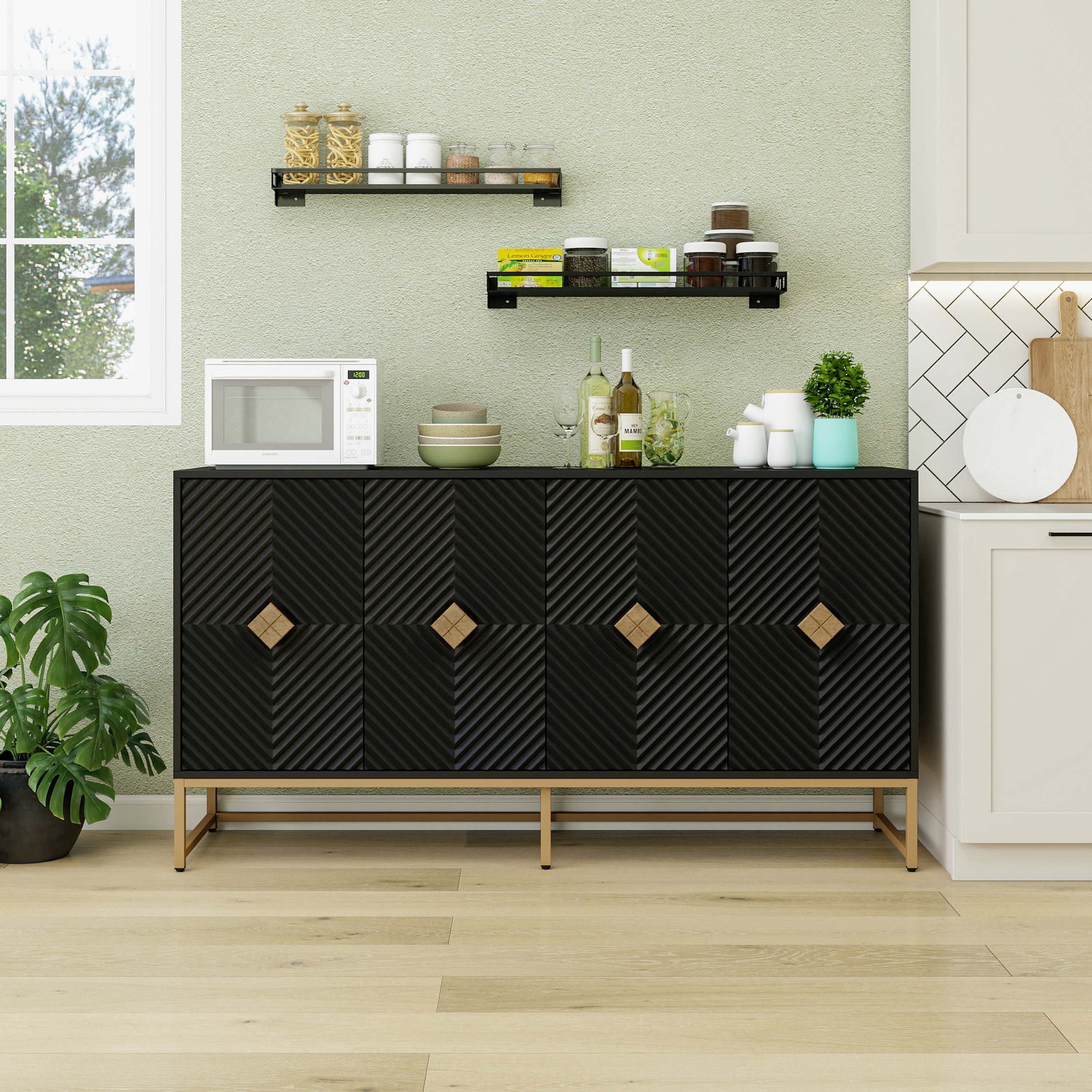 Mercer41 Sideboard Buffet Cabinet With Storage | Wayfair