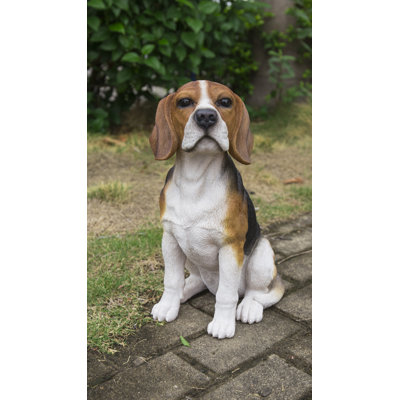 Hi-Line Gift Ltd. Beagle Dog Sitting Statue & Reviews | Wayfair