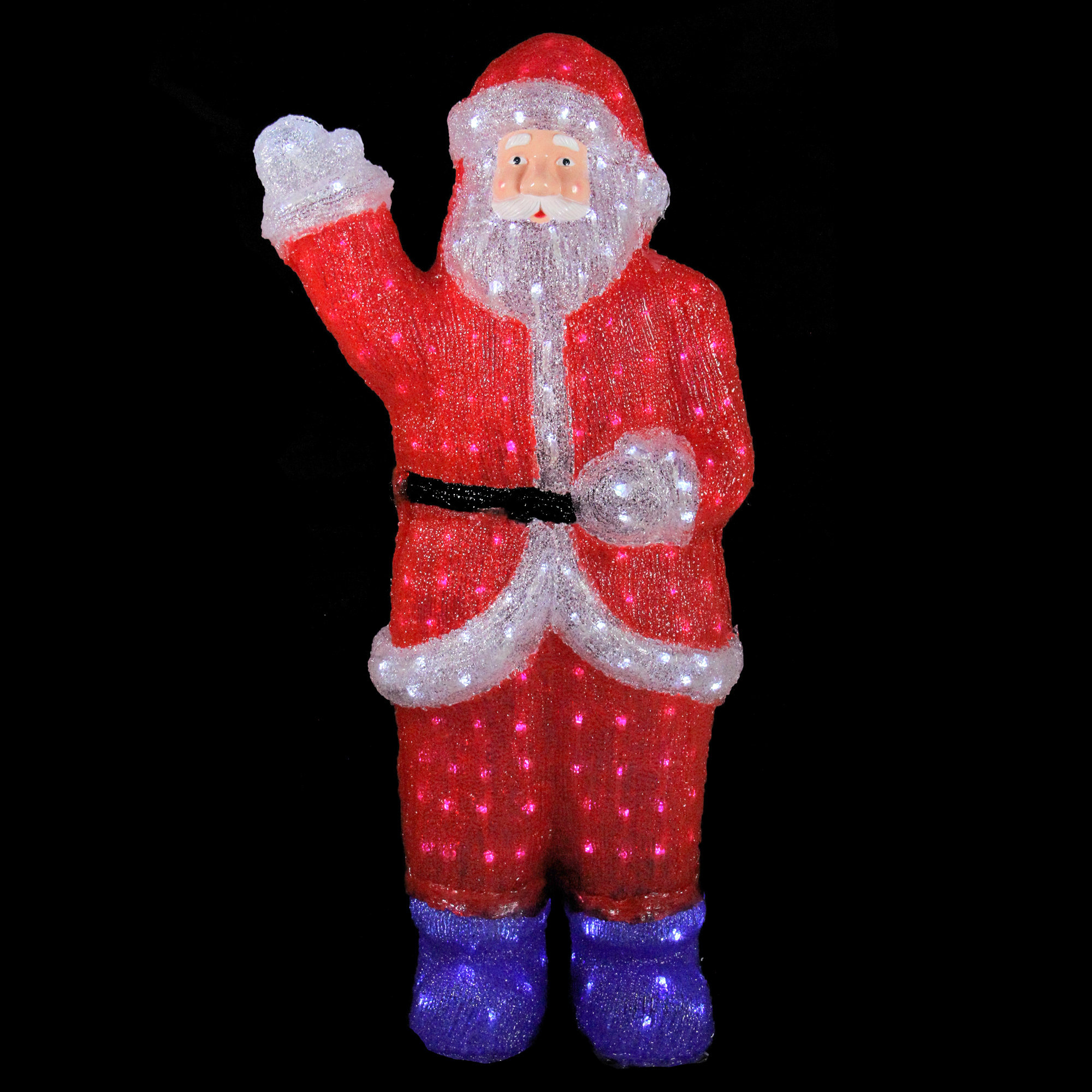 Northlight Seasonal 3' Red Lighted Commercial Grade Santa Claus ...