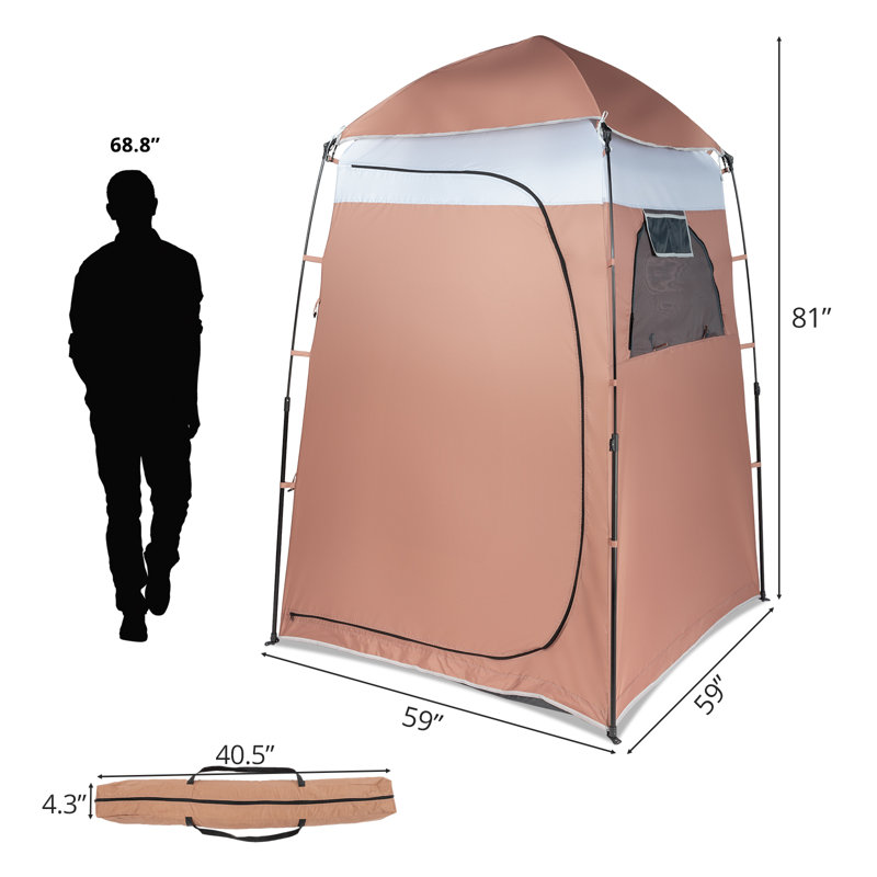 Winado Roomy Privacy Tent with Carry Bag for Toilet Shower | Wayfair