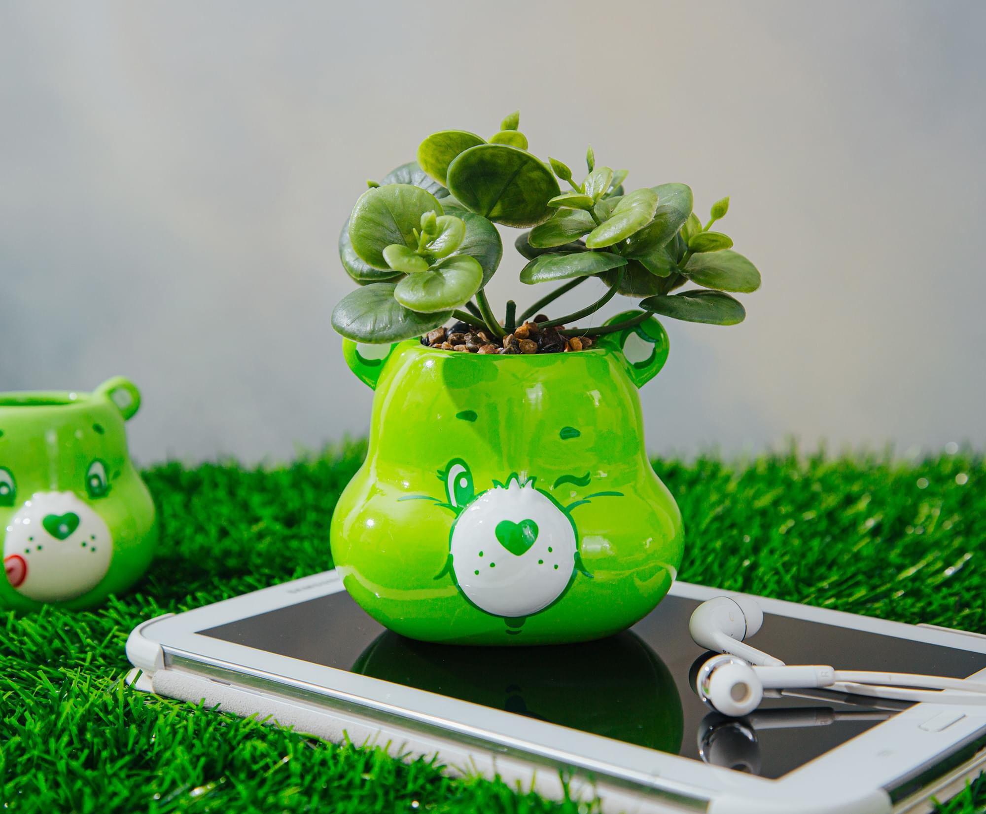Primrue Care Bears Good Luck Bear 5-Inch Ceramic Mini Planter With ...