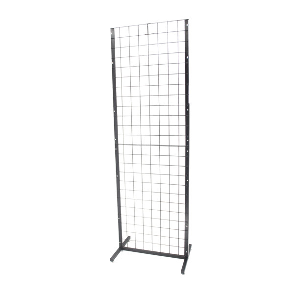 Rebrilliant Heanor Metal Stand Gridwall Display Sturdy Metal Wire ...