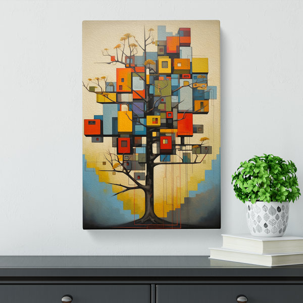 Marlow Home Co. Tree Constructivism - No Frame Art Prints | Wayfair.co.uk