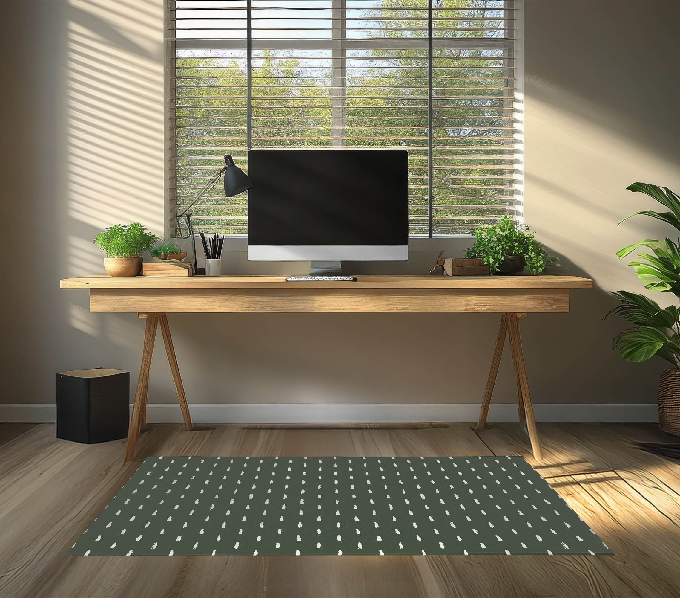 Christopher's Corner Long Drop Office Mat | Wayfair