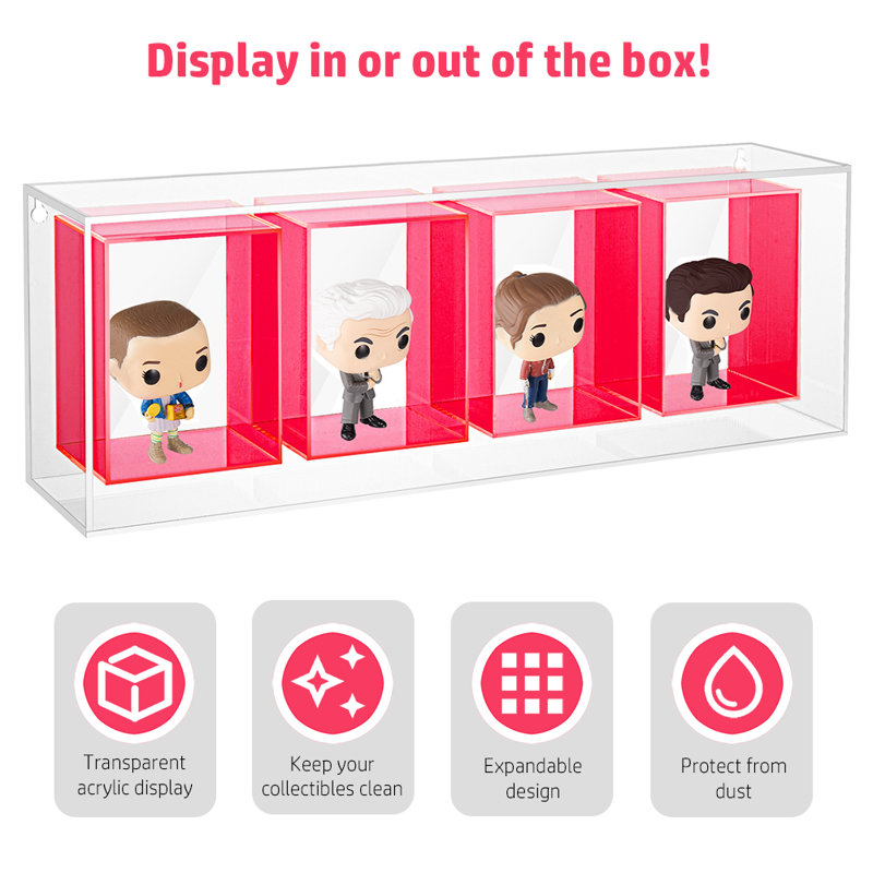 Vandue Corporation 8.4" H x 23.8" W Acrylic Trophy Display Case | Wayfair