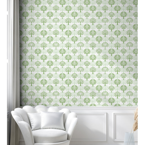 Winston Porter Jacqualyn Peel & Stick Geometric Roll | Wayfair