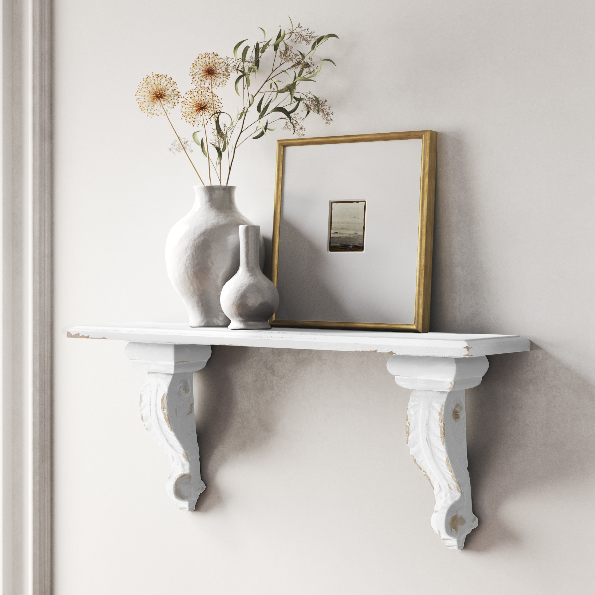 Kelly Clarkson Home Adelynn Rustic Bracket Shelf & Reviews - Wayfair Canada