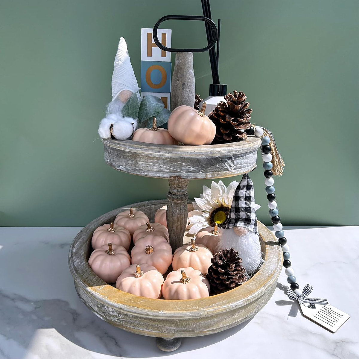 The Holiday Aisle® 12 Pcs Small Artificial Pumpkins Faux Pumpkins ...