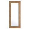 Millwood Pines Rustic Rectangle Wood Mirror for Bathroom Farmhouse ...