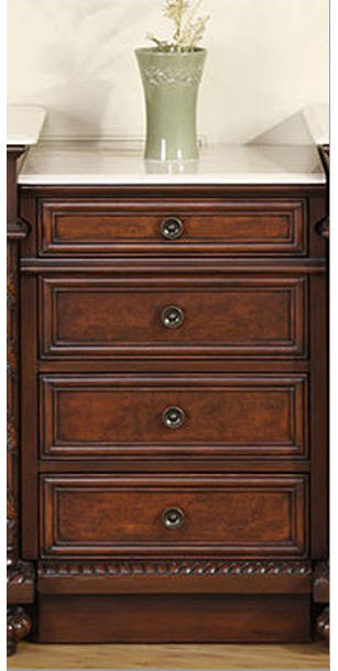 Red Barrel Studio® Atwell 84 Inch Modern Console Vanity 82.25'' Double ...