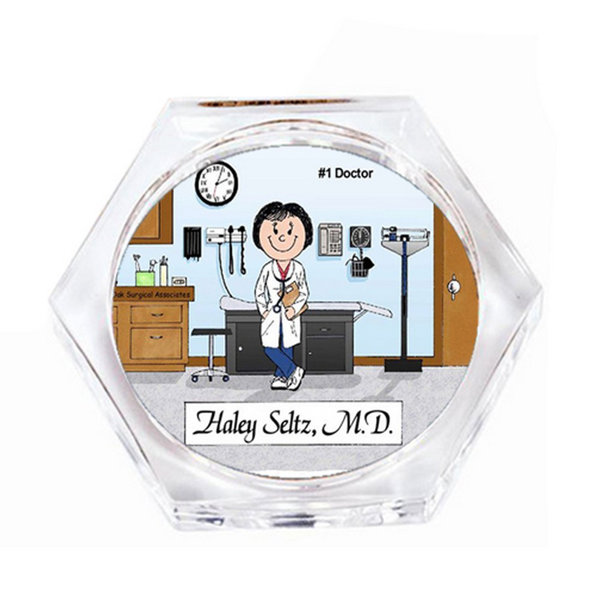 Printed Perfection Personalized Doctor - Female Drink Coaster Gift Set ...