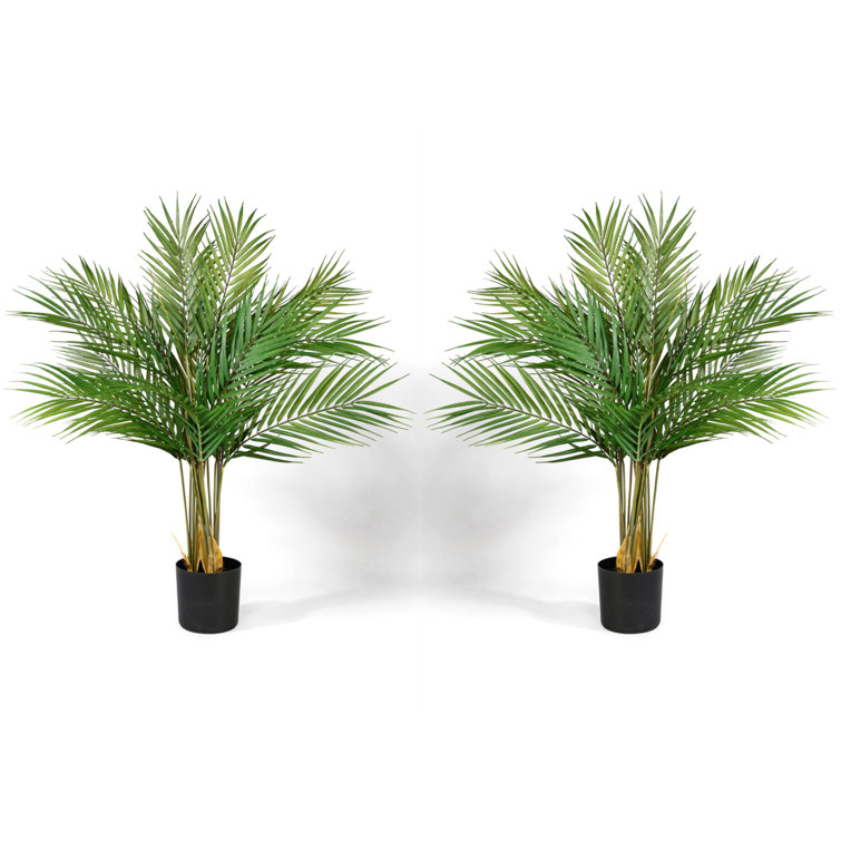 Vivian Rose Faux Palm Tree | Perigold