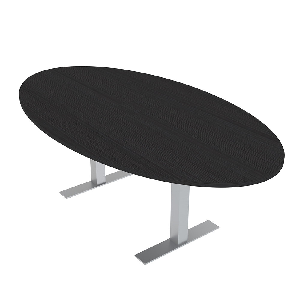 Skutchi Designs, Inc. 7' Oval Conference Room Table with Power and Data ...