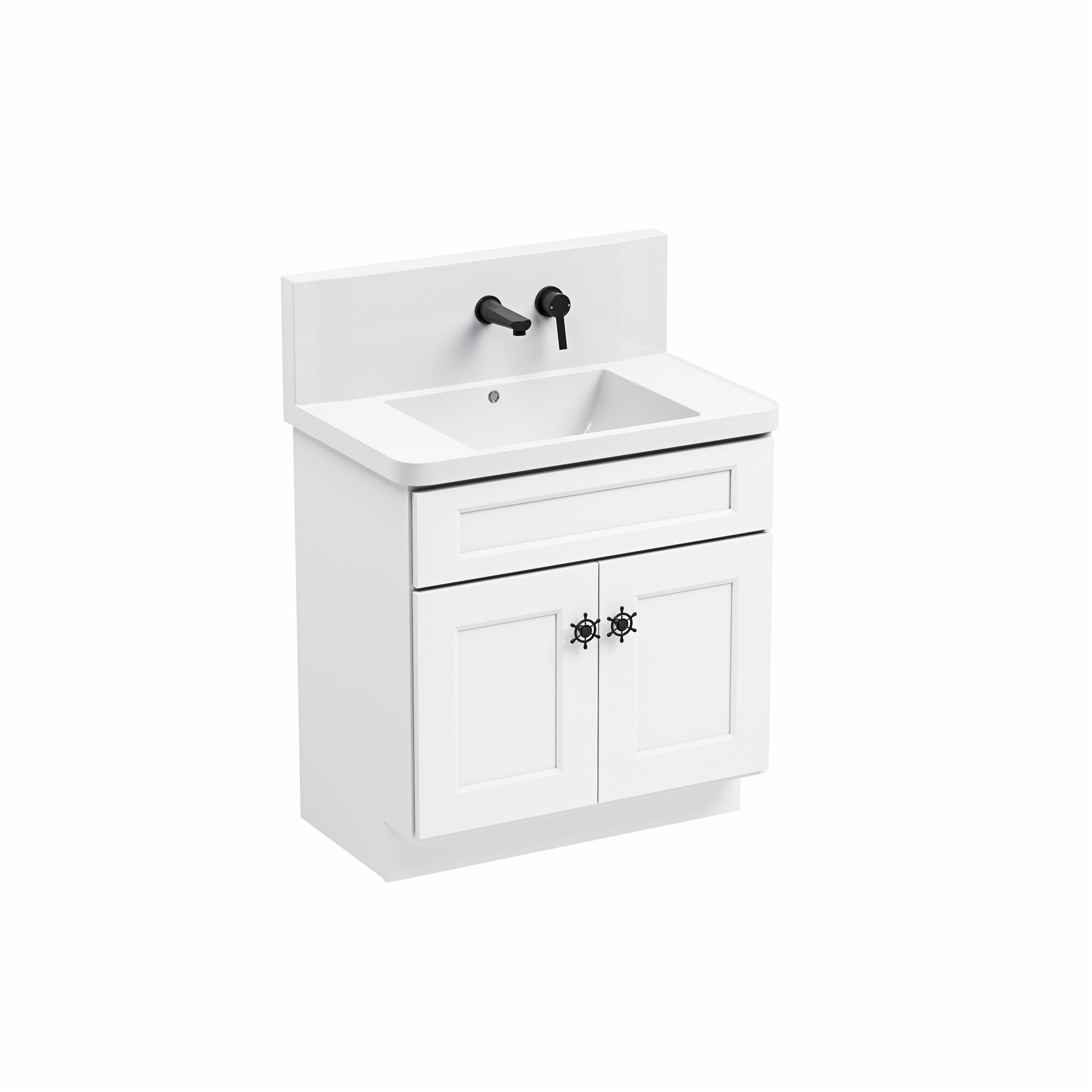 Creationstry Modern Single Bathroom Vanity without Top，No Included Sink ...